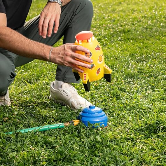 Outdoor Water Rocket Launcher Toy - Water-Powered Sprinkler – Alzahrawi ...